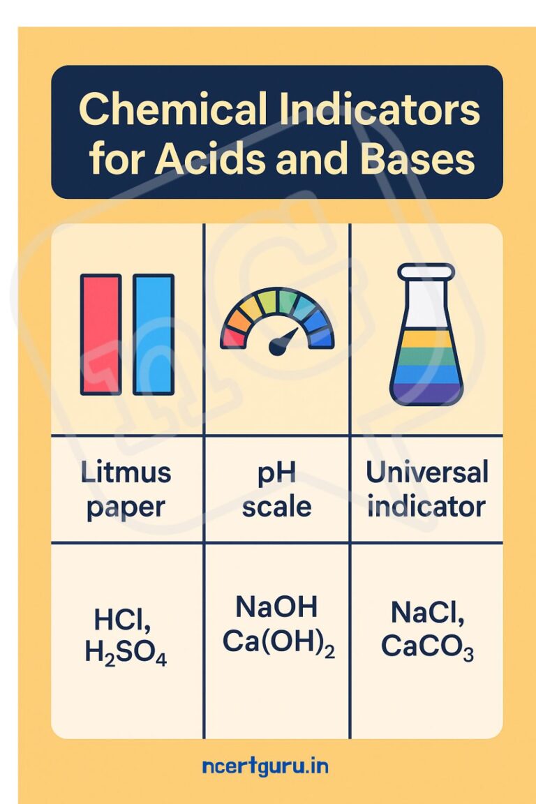 Acids and Bases Reaction: CBSE Class 10 Science Notes - NCERT guru